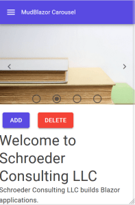 MudBlazor Carousel with DataBinding – Schroeder Consulting LLC